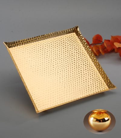 10 inch golden square plates - Enerna IoTech Co., Limited.