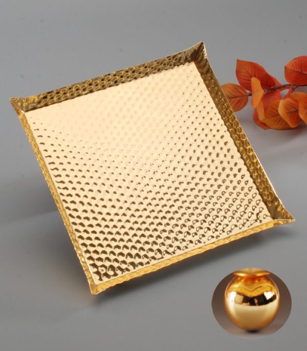 10 inch golden square plates - Enerna IoTech Co., Limited.