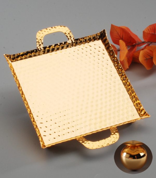 10 inch golden square plates - Enerna IoTech Co., Limited.